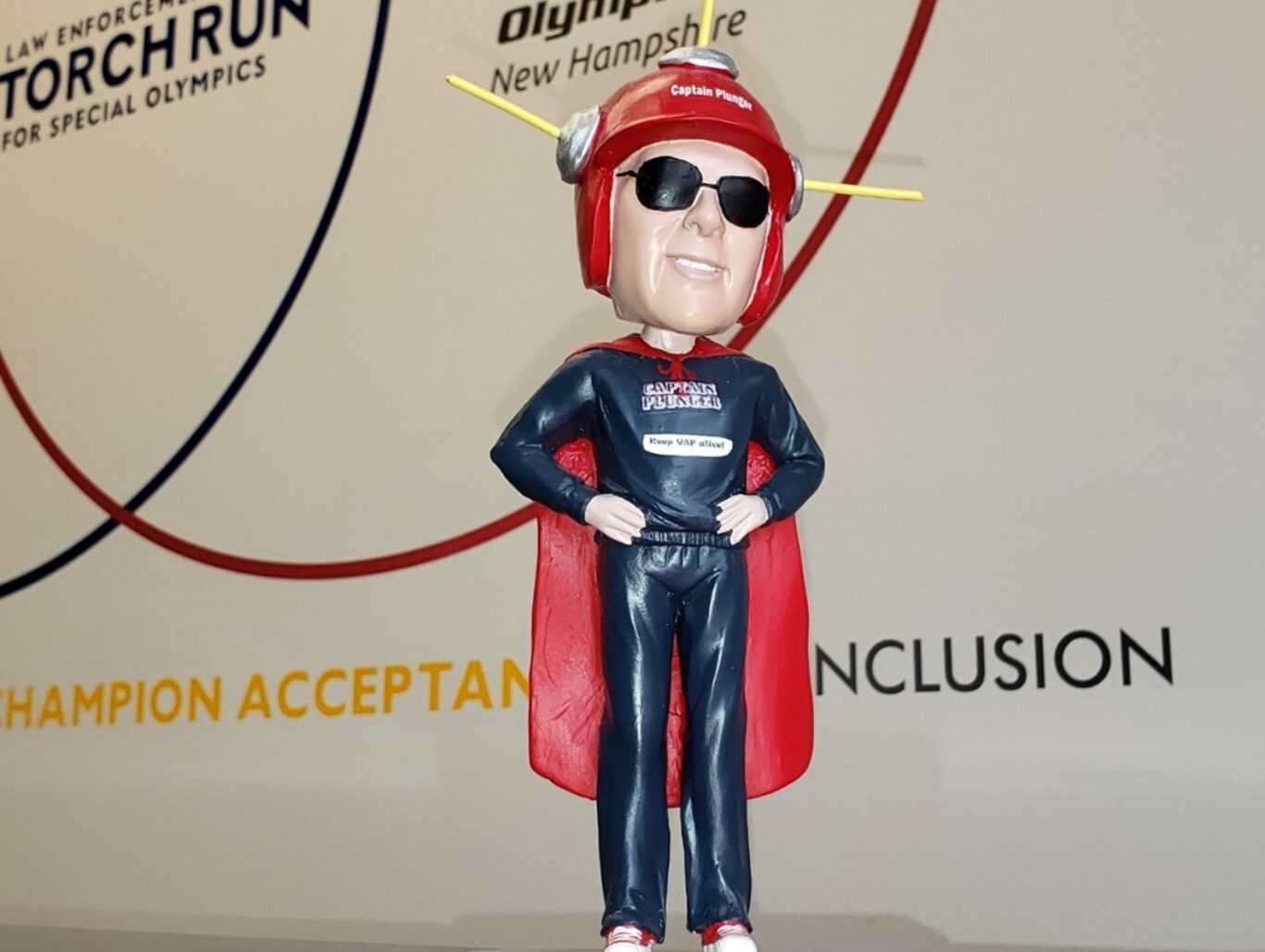 Captain Plunger Saves The Day… Seriously. | Special Olympics New Hampshire